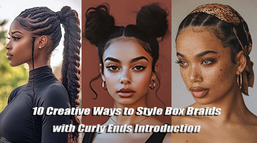 10 Creative Ways to Style Box Braids with Curly Ends Introduction ...