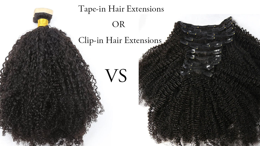 Tape-In Hair Extensions vs Clip-In Hair Extensions: Which Is Right for ...