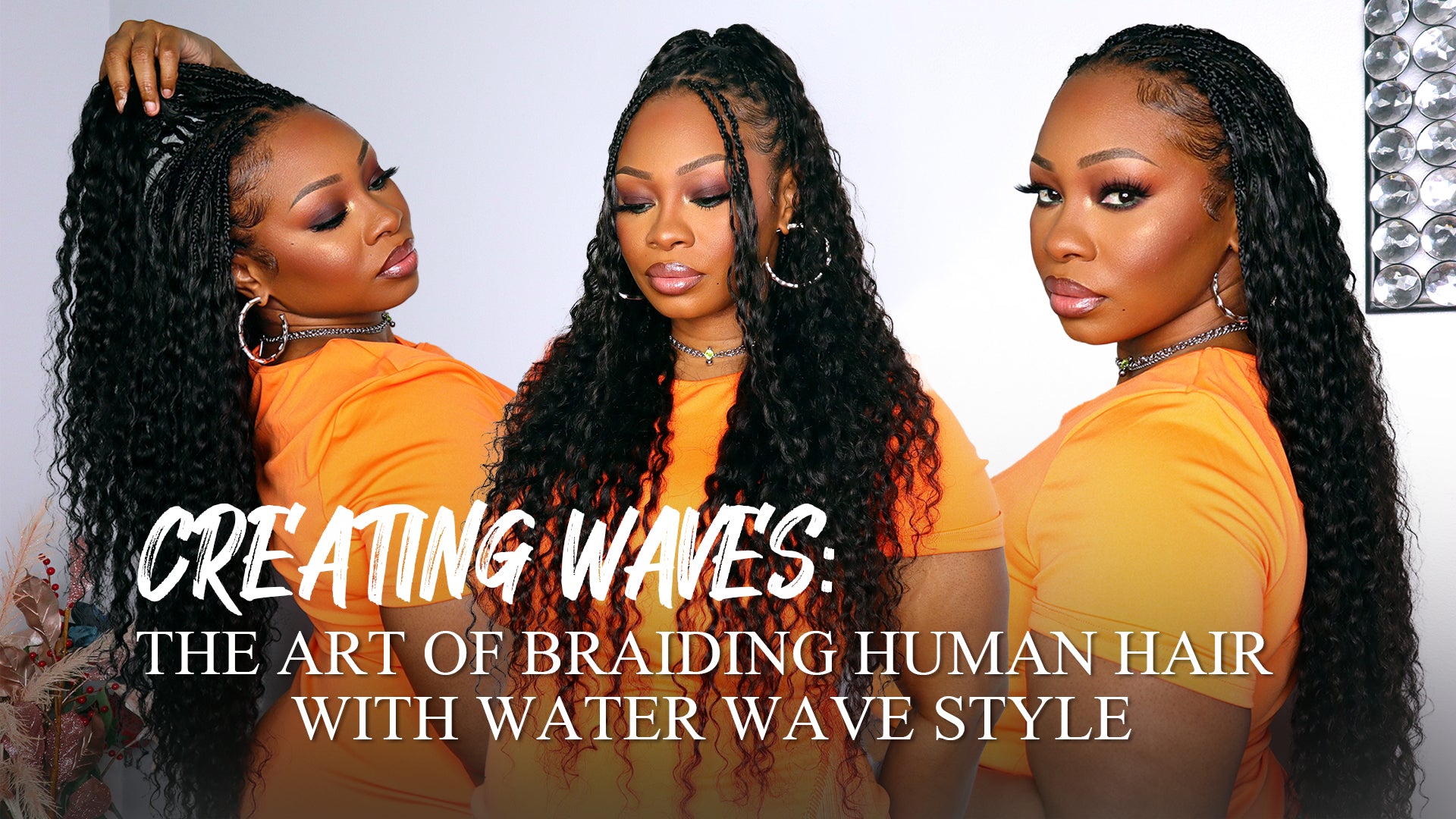 Creating Waves: The Art of Braiding Human Hair with Water Wave Style – Eayonhair