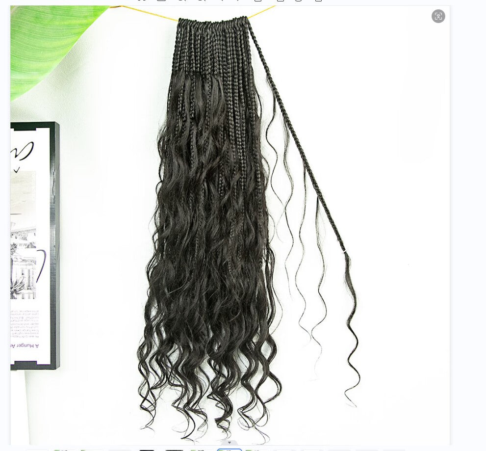Pre-Looped Crochet Boho Box Braids With Loose Wave Human Hair – Eayonhair