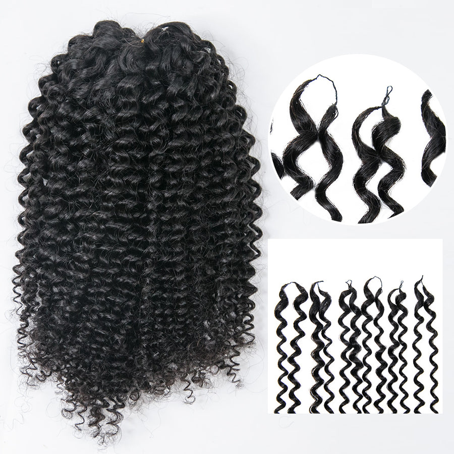 Buy Lightweight Crochet Human Hair-Deep Wave & Body Wave & Water Wave ...