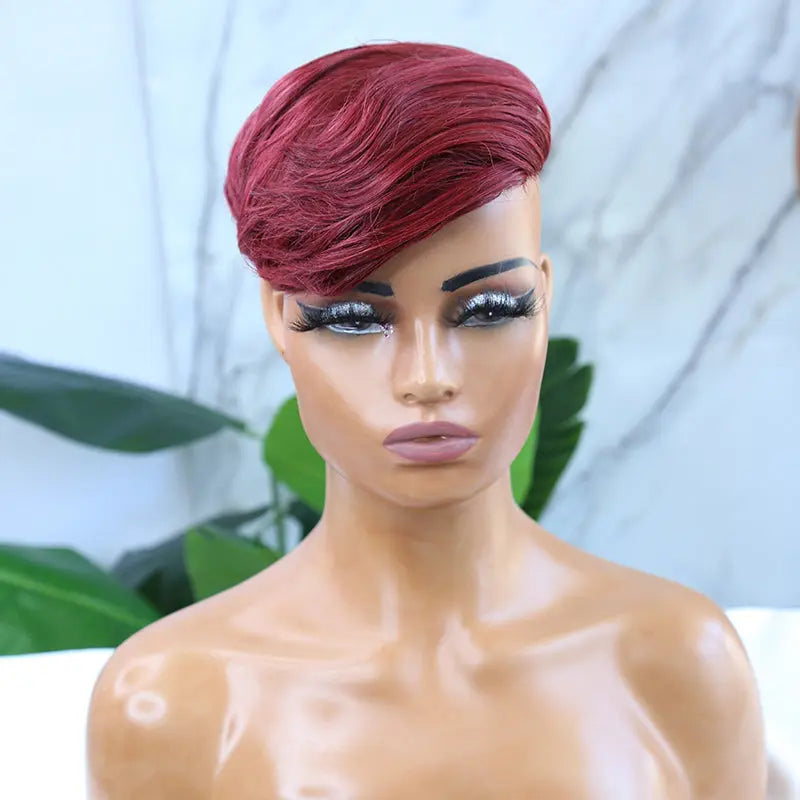 Removable Sideswept Quickweave Unit #99J Burgundy – Eayonhair