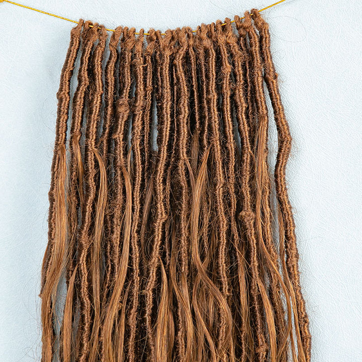 #30 Color Pre-looped Crochet Boho Locs With French Curls – Eayonhair