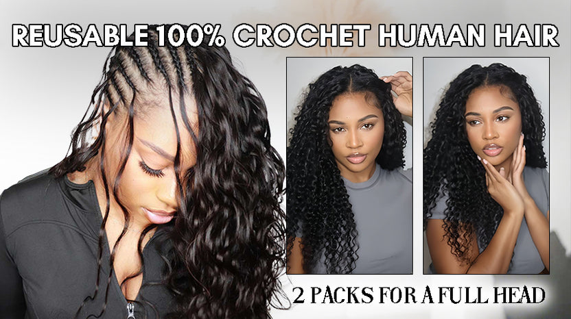 Buy Lightweight Crochet Human Hair Extensions – Eayonhair