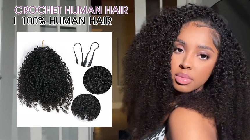 Buy Lightweight Crochet Human Hair-Deep Wave & Body Wave & Water Wave ...