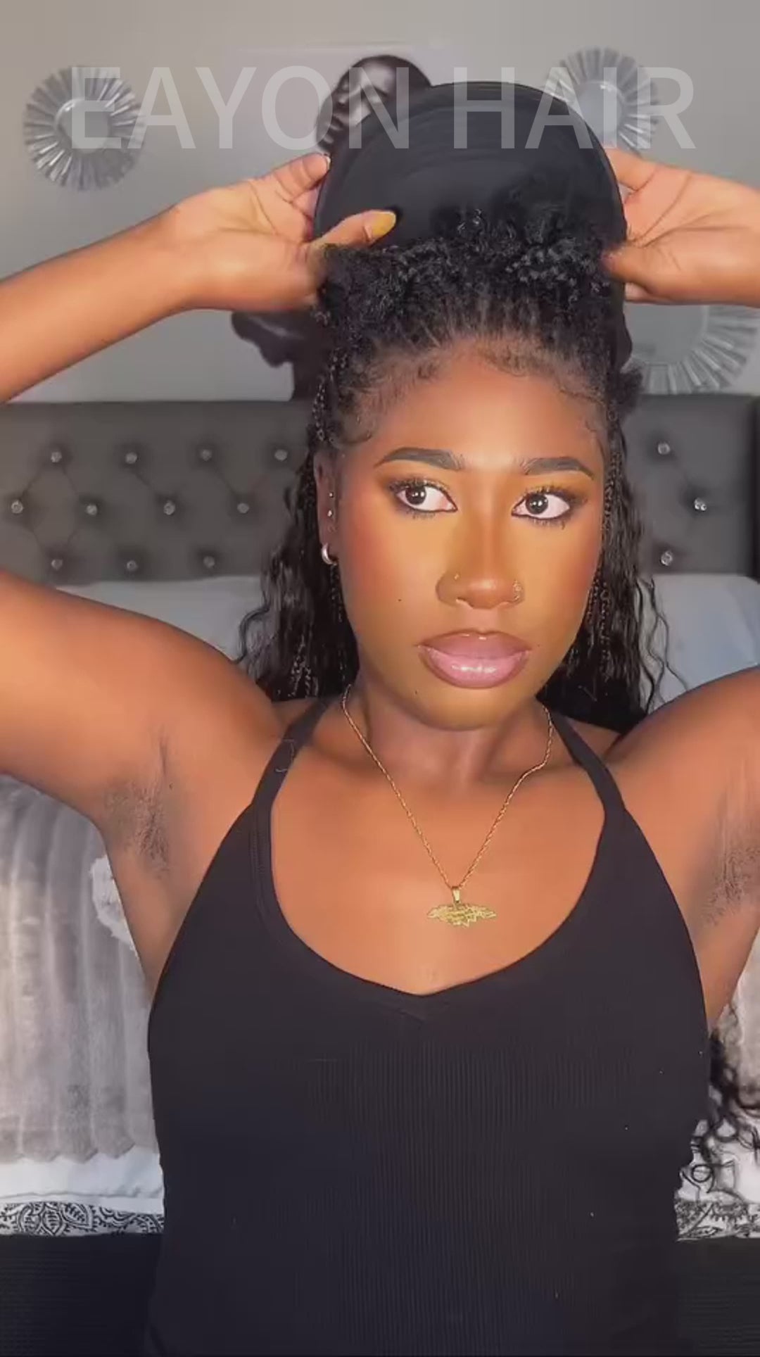 Grab & Go Boho Style Braids Cap Hat Wig – Eayonhair