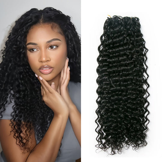 Buy Lightweight Crochet Human Hair-Deep Wave & Body Wave & Water Wave ...